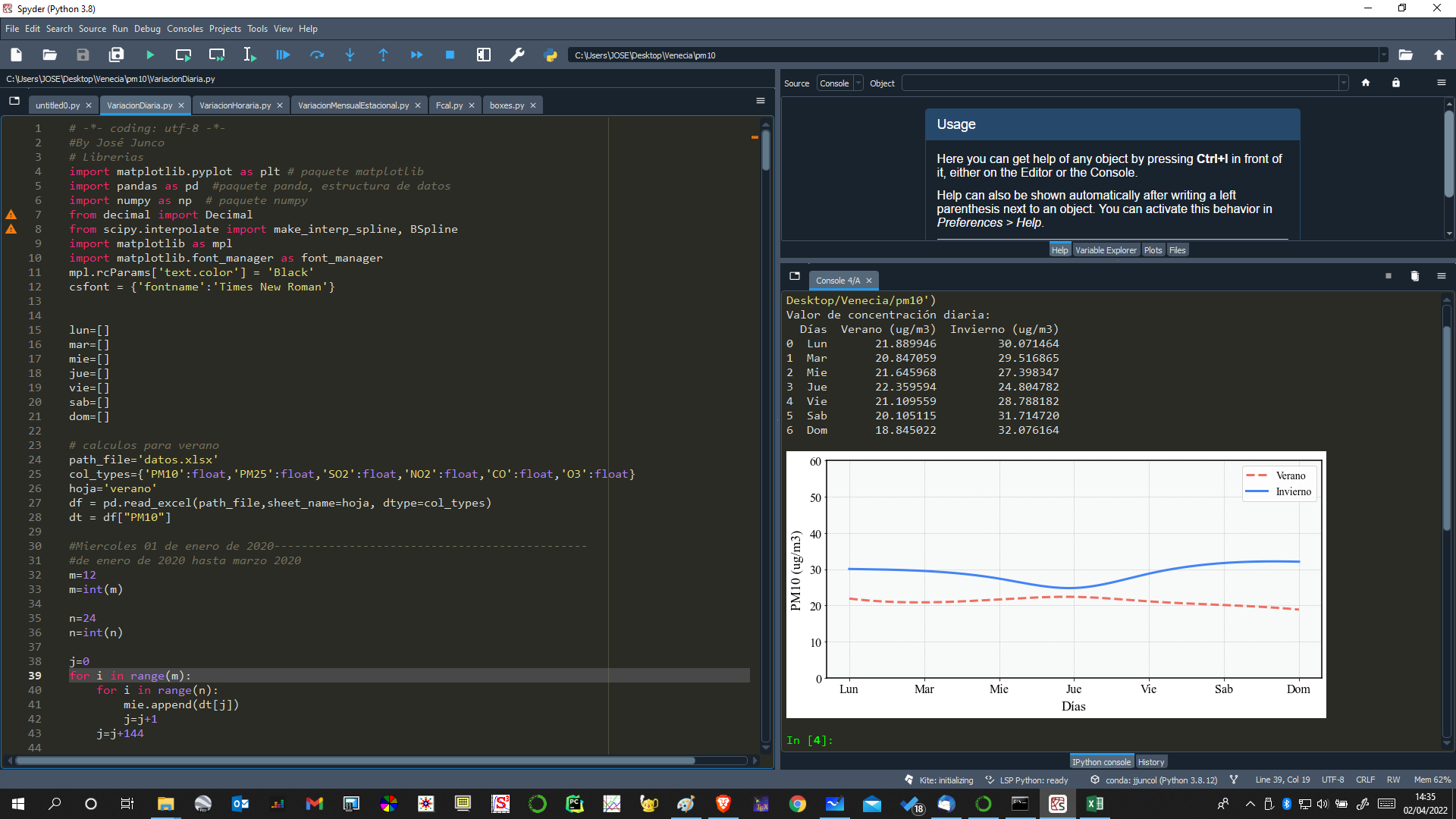 Curso Python para Ingenieria Ambiental – Monitoreo Ambiental